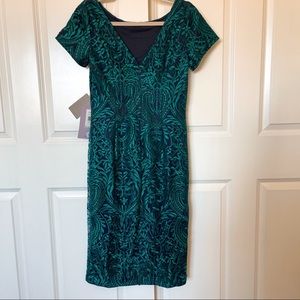 JS Collections | Dresses | Js Collections Floral Embroidered Cocktail ...